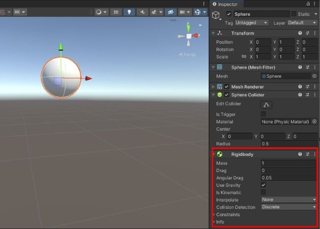 UnityのRigidbodyとは？ 使い方を究める。